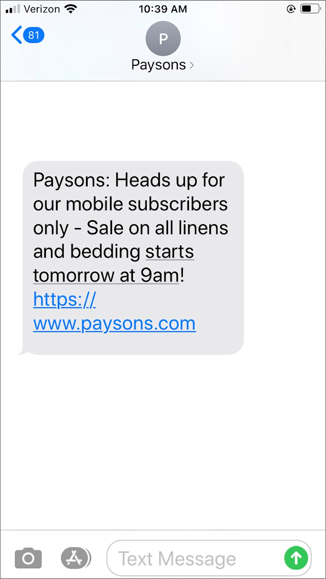 Top 5 Text Message Promotions