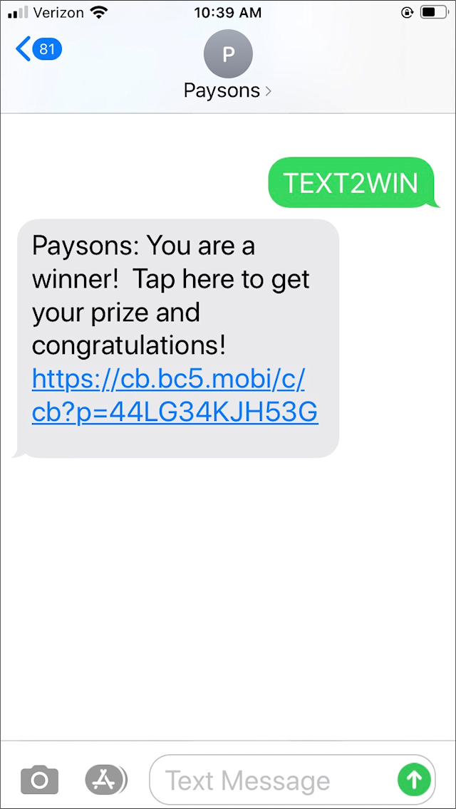 Top 5 Text Message Promotions